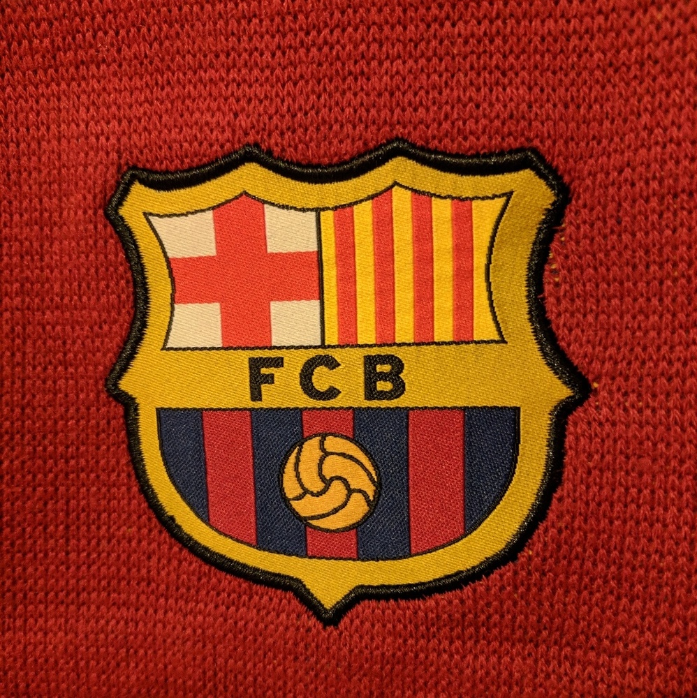 Vintage Futbol Club Barcelona (Fcb) Official Scarf - Gem